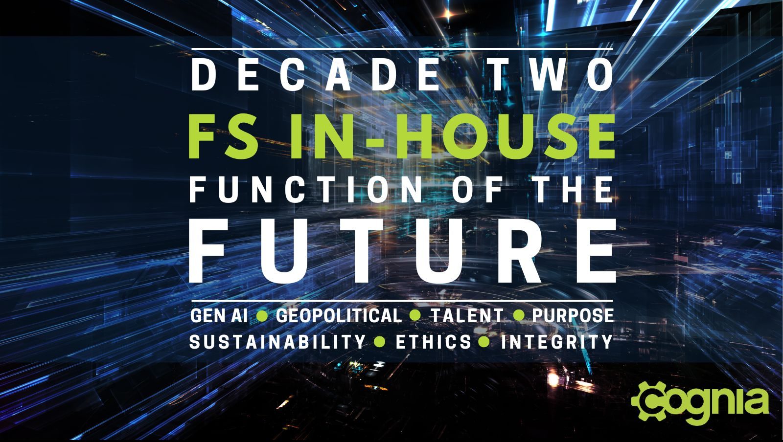Future proofing your in-house function - Cognia
