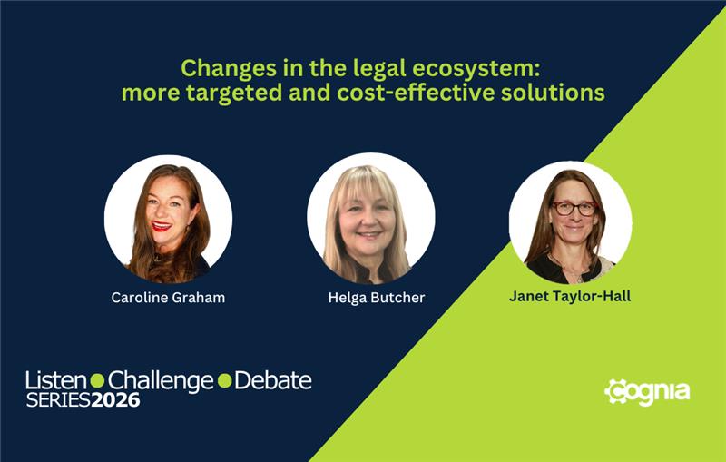 Listen Challenge Debate: Changes in the legal ecosystem: more targeted ...